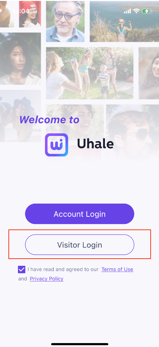 Visitor login (Log in without the need for an account password) – ZEASN